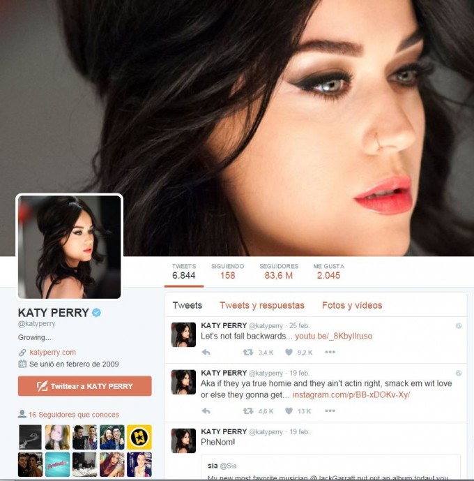 The top 5 celebrities' Twitter accounts | Social Publi Blog
