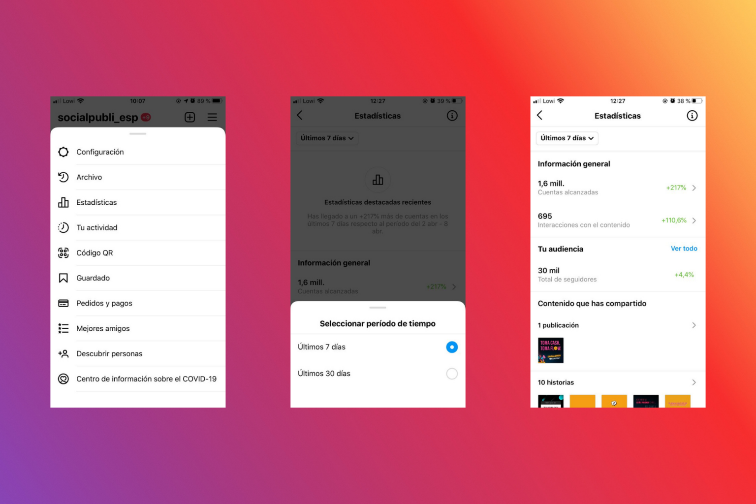 Instagram Insights - Como ver e interpretar as estatísticas? | Social Publi Blog